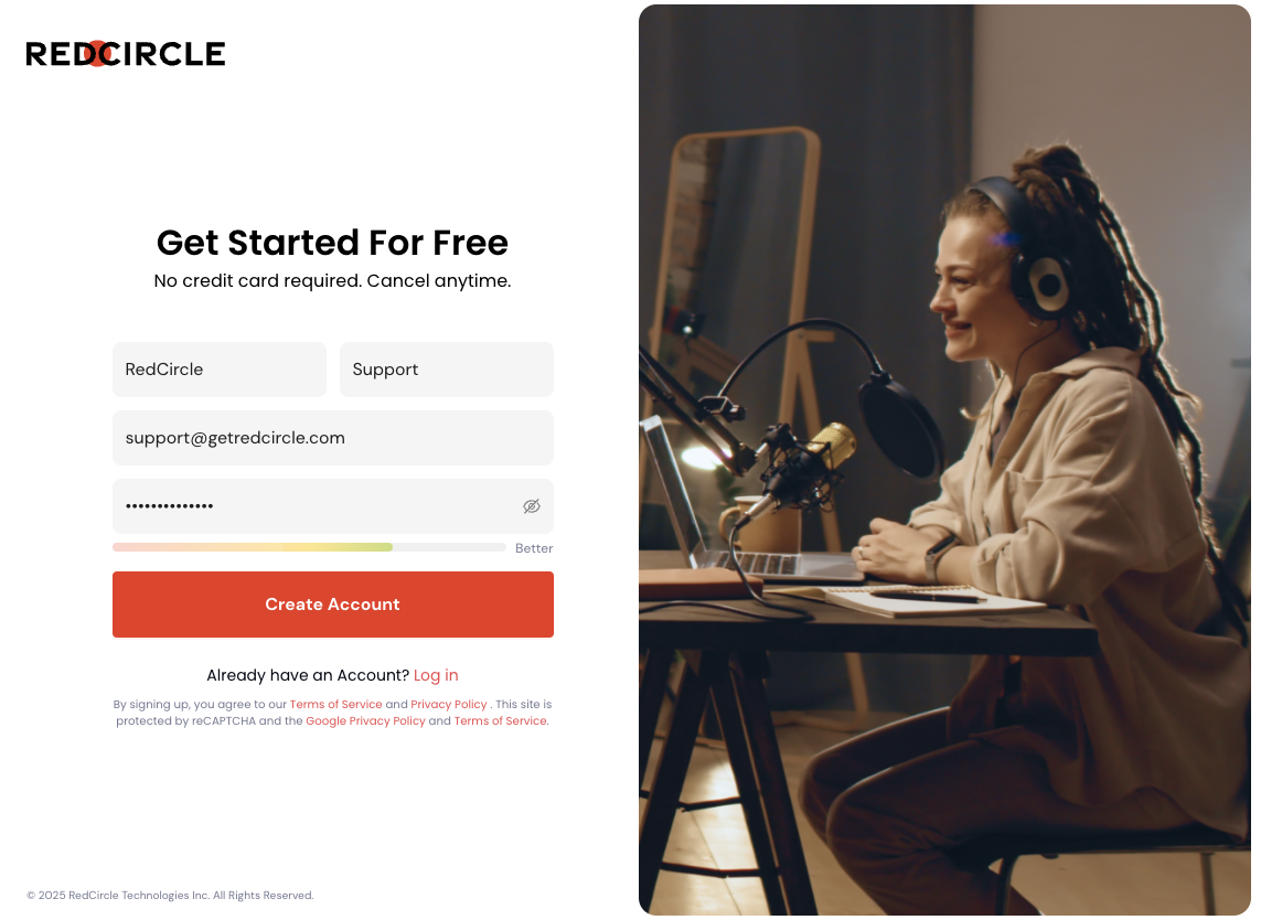 Creating Your First Podcast with RedCircle